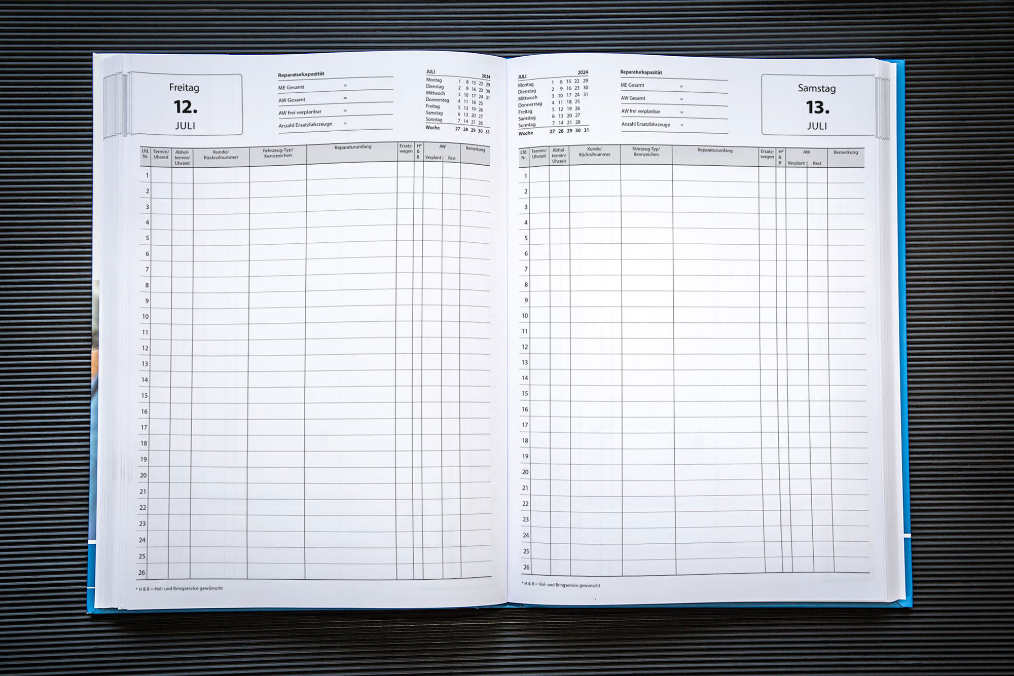 Kombiangebot: Terminkalender HARDCOVER plus Termin- und Urlaubsplaner ...