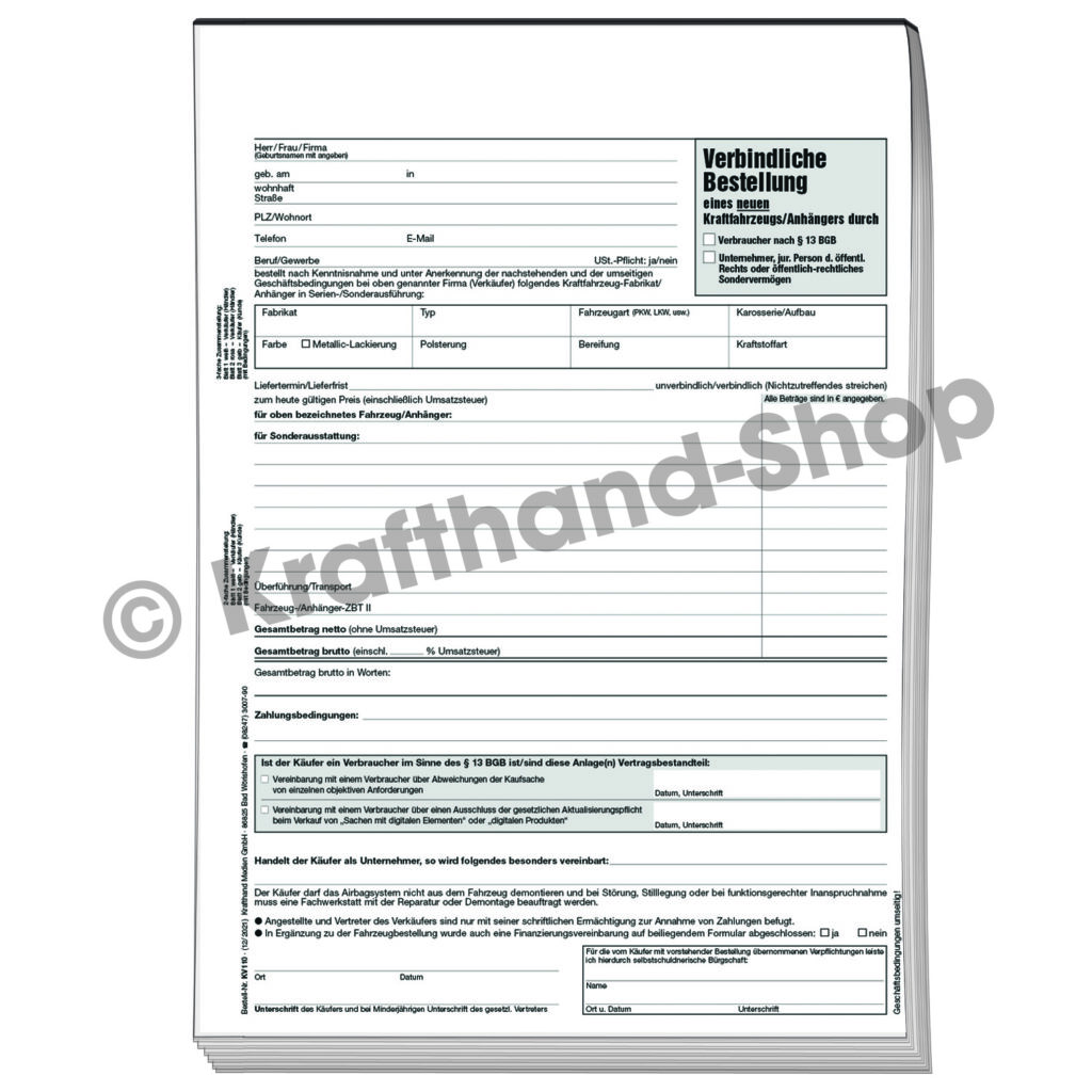 Digitale Formulare - Krafthand Shop